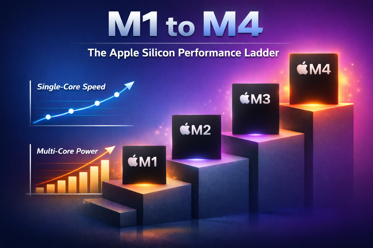 M1 to M4: The Apple Silicon Performance Ladder - SCOTT PRESTON